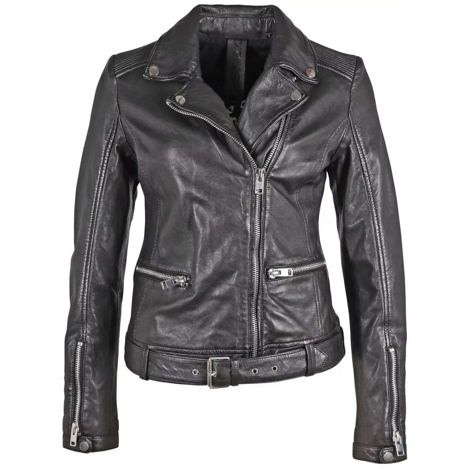 Geaca de Piele Dama Gipsy Neagra G2WArisha SF LASARV