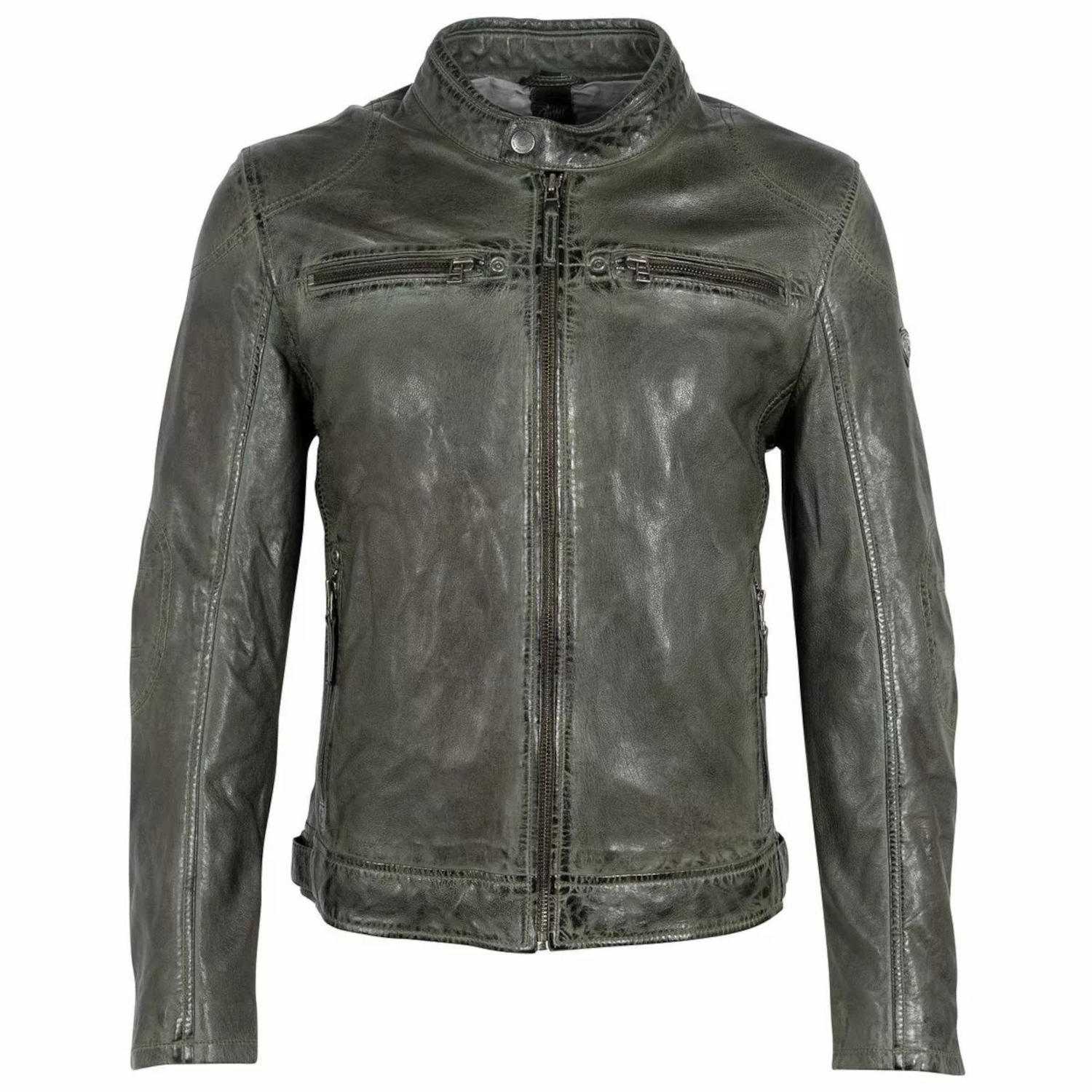 Geaca de Piele Barbati Gipsy Verde GMJenno