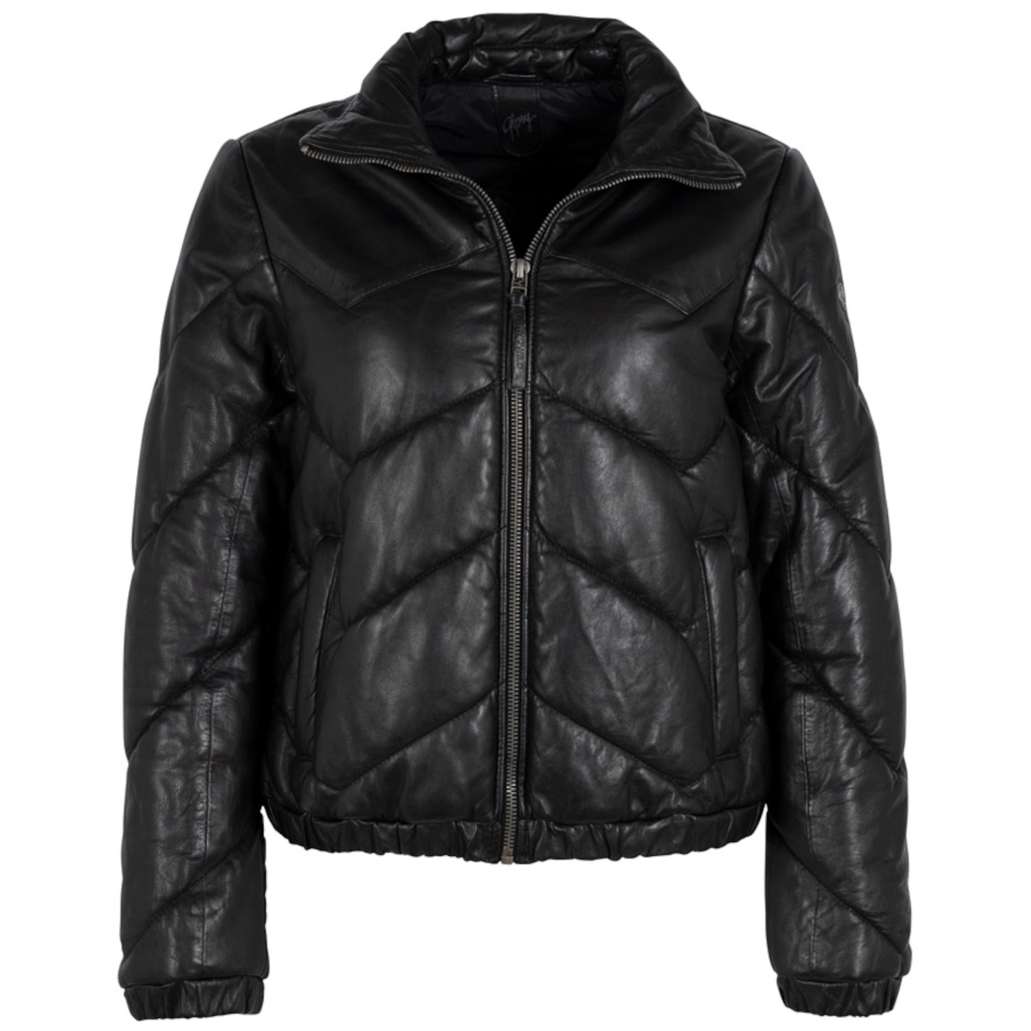 Geaca de Piele Dama Gipsy Neagra GWNele