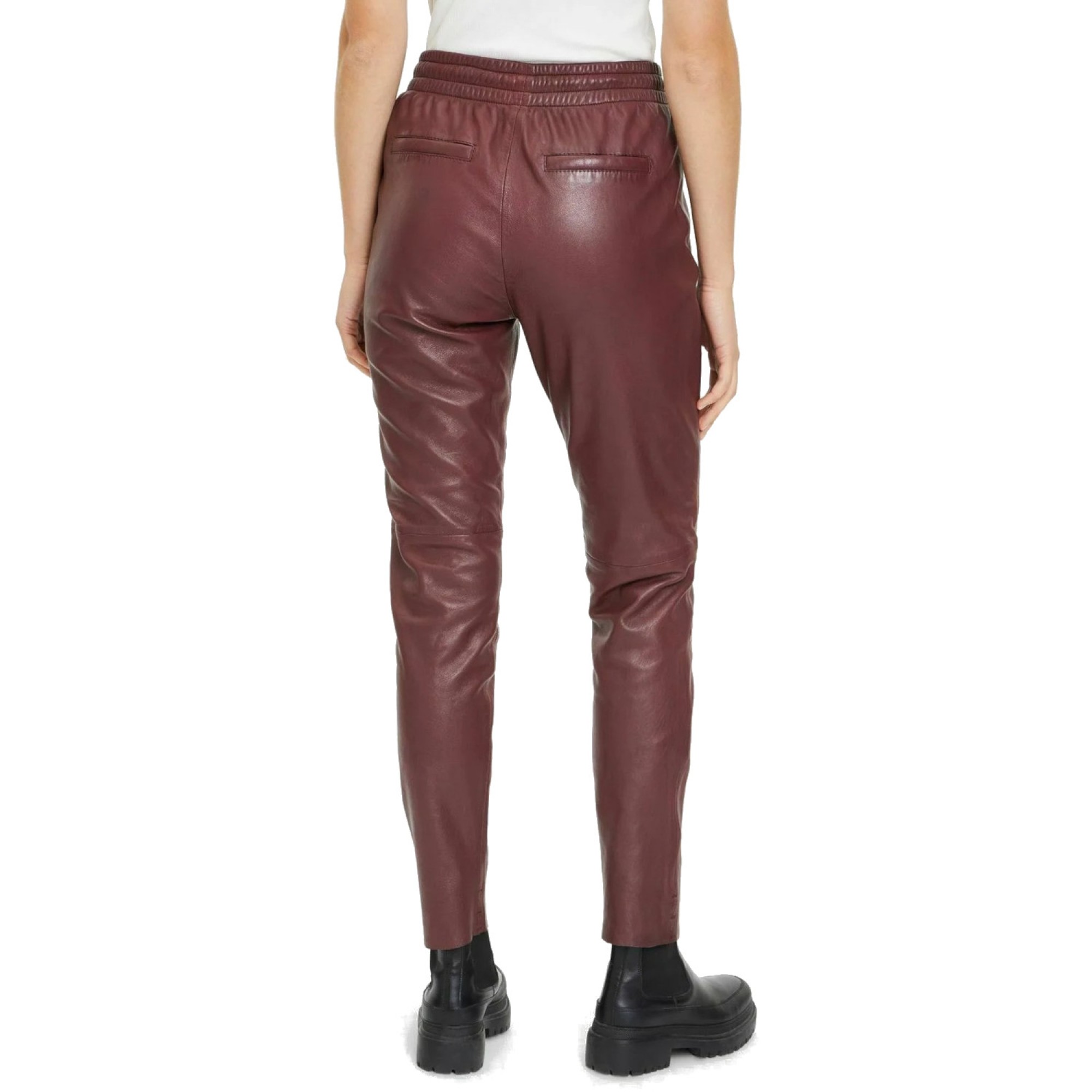 Pantaloni de Piele Dama Gipsy Bordo GWTariza