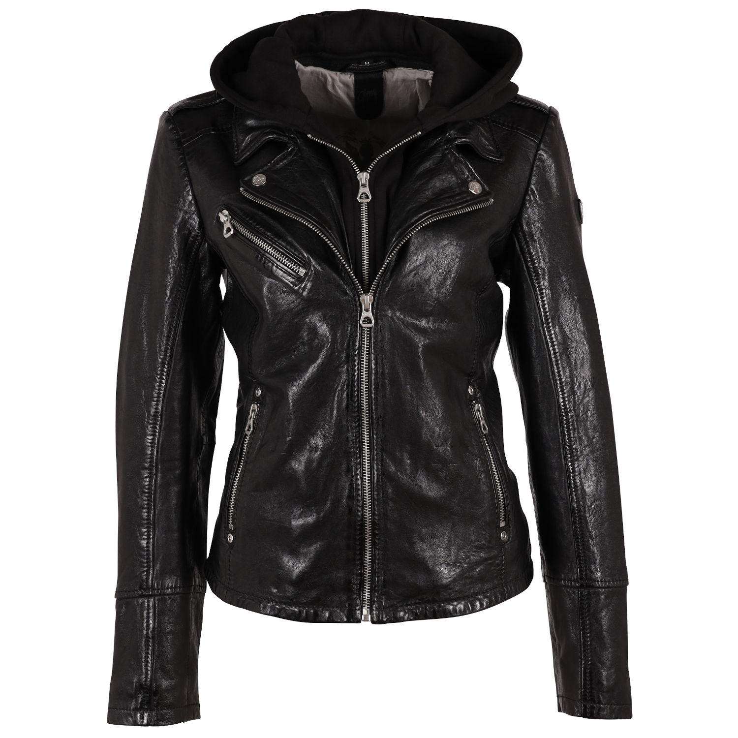 Geaca de Piele Dama Gipsy Neagra GWVreni