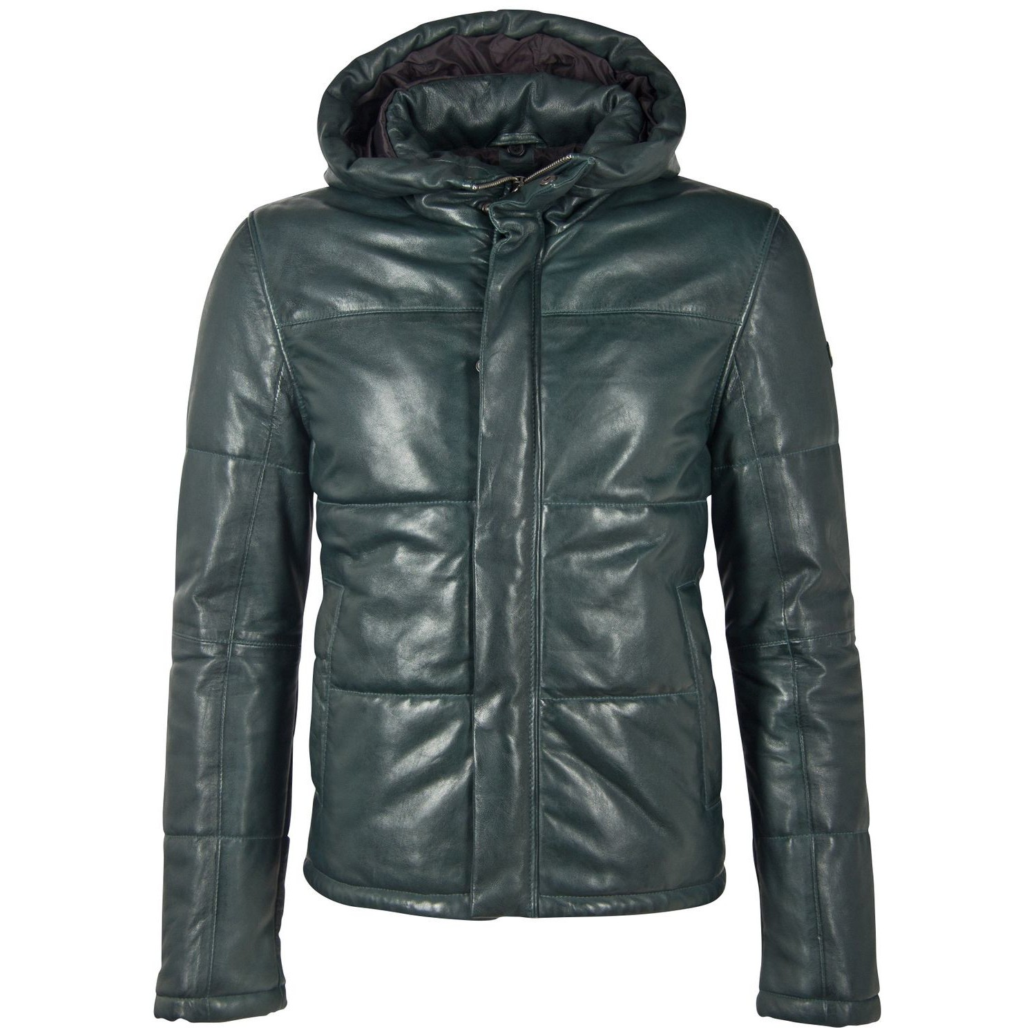 Geaca de Piele Barbati Gipsy Verde GMDrale LACEV W