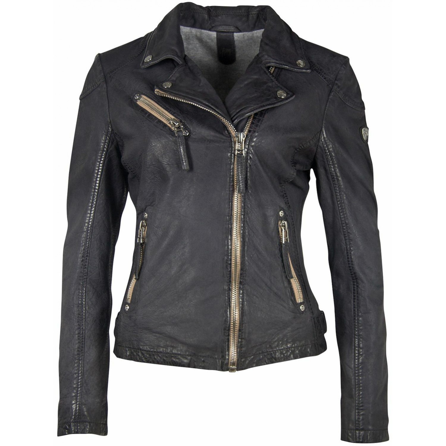 Geaca de Piele Dama Gipsy Bleumarin GWKandy LAMOV